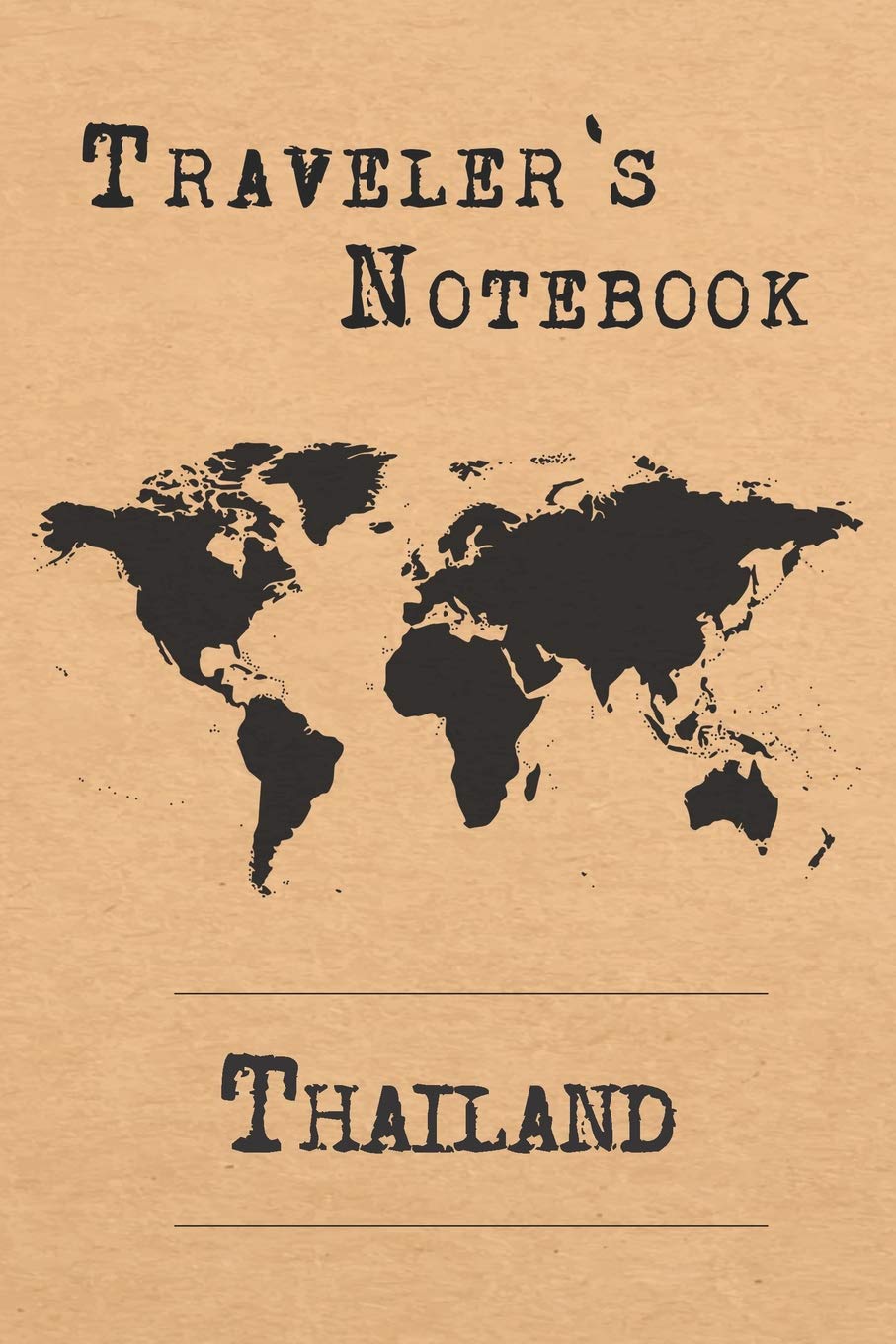 Traveler's Notebook Thailand: 6x9 Travel Journal or Diary with prompts ...